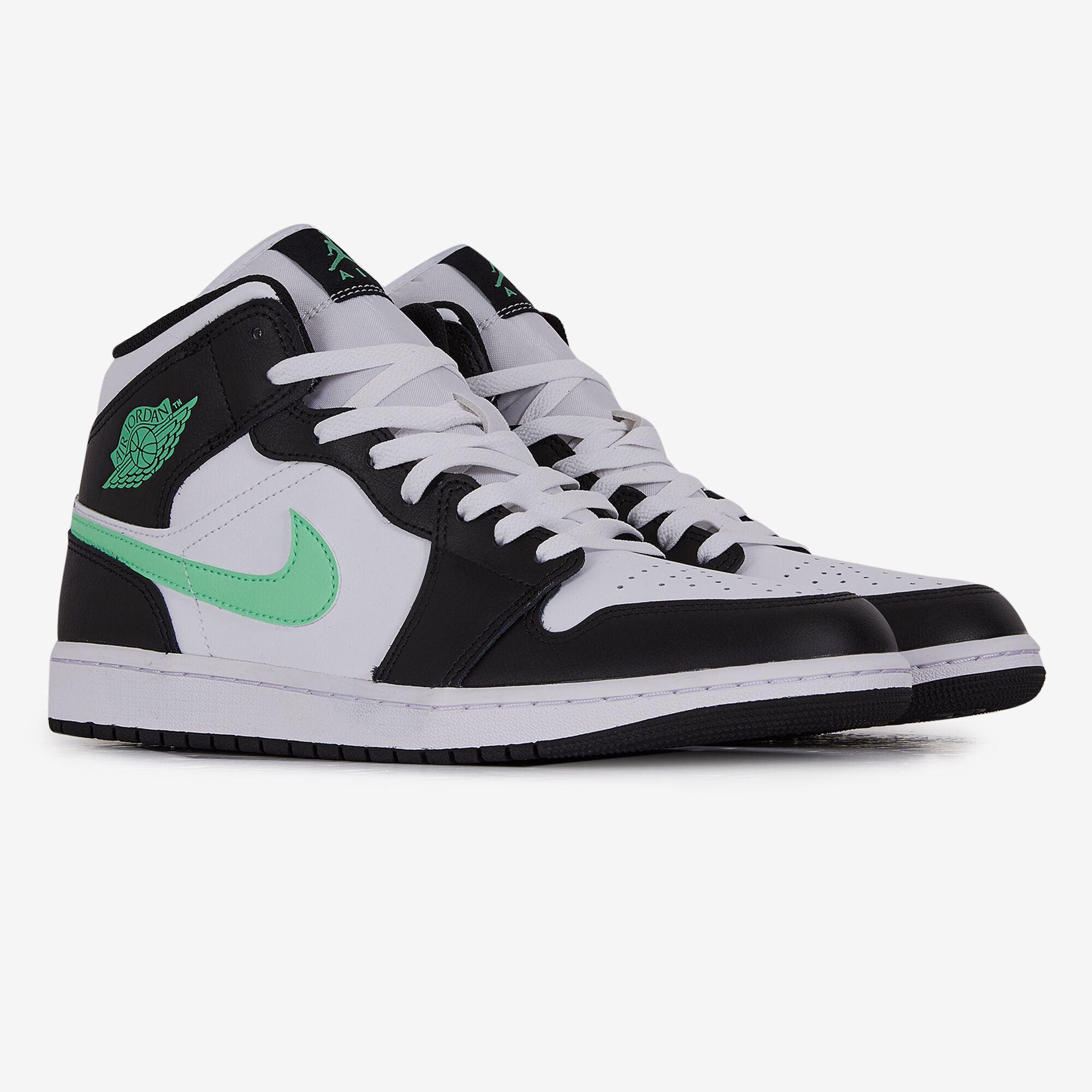 JORDAN AIR JORDAN 1 MID NERO/VERDE - SNEAKERS UOMO | Courir.it